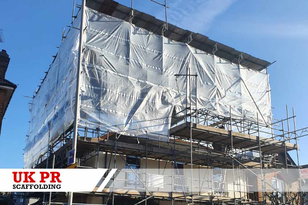 Temporary roof scaffolding | UK Restoration